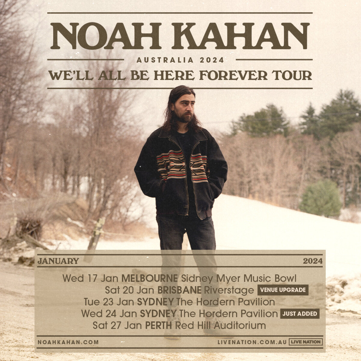 Noah Kahan Announces Aussie Dates For ‘We’ll Be Here Forever’ Tour