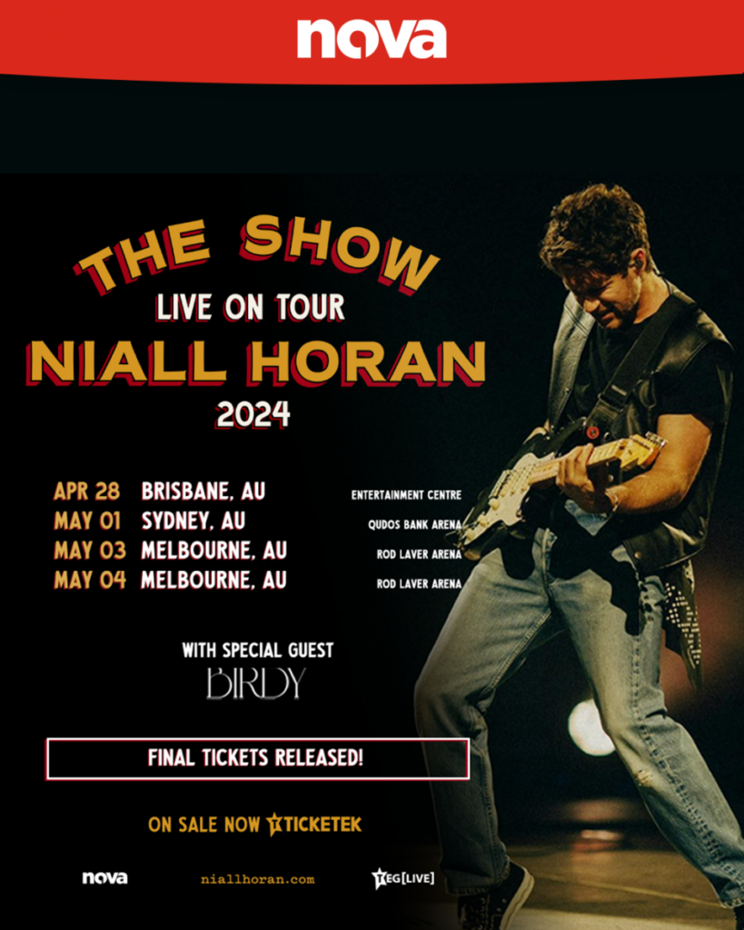 Final Tickets Released To Niall Horan’s ‘The Show Live On Tour’ In ...