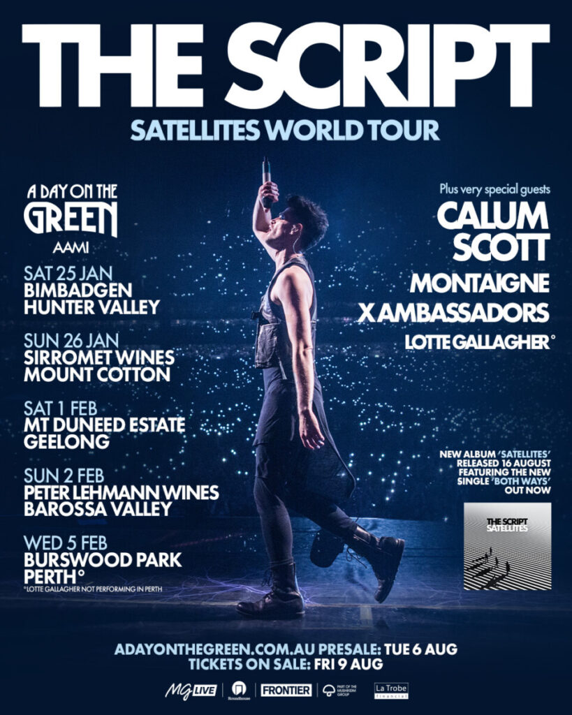 The Script Bring ‘Satellites World Tour’ To Australia