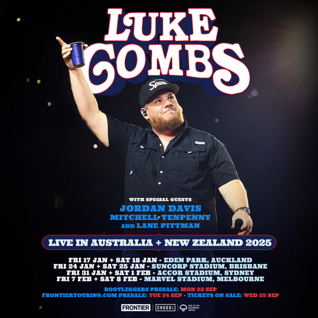 Luke Combs Announces Aussie Tour Dates