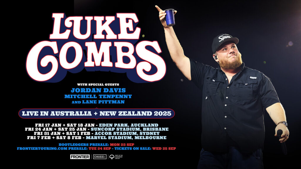 Luke Combs Announces Aussie Tour Dates